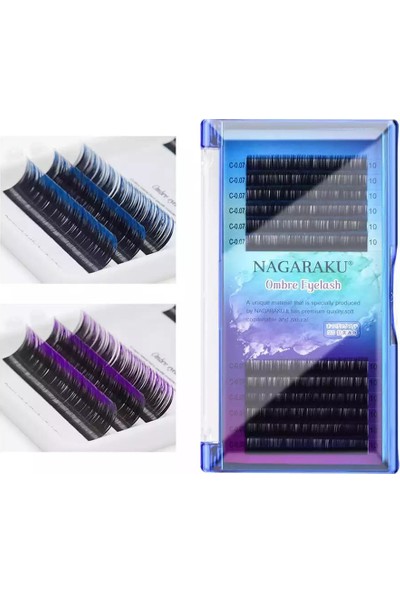 Nagaraku 0,07 D 13MM Ombre Ipek Kirpik Nagaraku 0,07 D 13MM Ombre Ipek Kirpik
