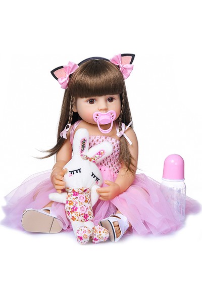22 İnç Silikon Oyuncak Bebek (Yurt Dışından)
