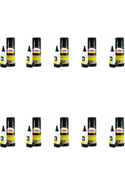 Pattex 2k Profesyonel Hızlı Yapıştırıcı 2k 400ml+100ml 10 Adet Pattex 2k Profesyonel Hızlı Yapıştırıcı 2k 400ml+100ml 10 Adet