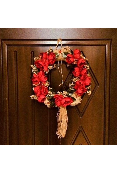 Miya Home Kapı Süsü Dekoratif Çiçekli Miya Home Kapı Süsü Dekoratif Çiçekli