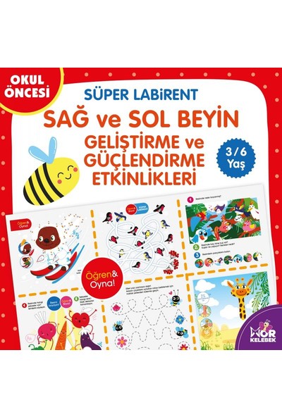 Süper Labirent - Sağ-Sol Beyin Geliştirme Etkinlikleri