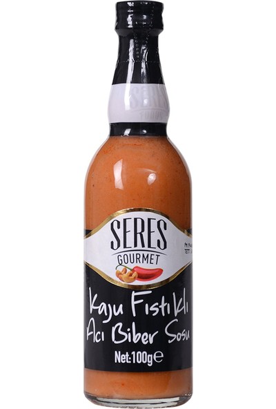 Seres Gourmet Kaju Fıstıklı Acı Biber Sosu 100 gr Seres Gourmet Kaju Fıstıklı Acı Biber Sosu 100 gr