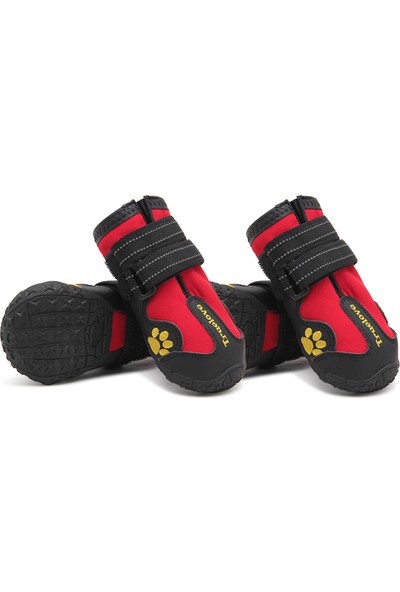 True Love Suya Dayanıklı, Nefes Alabilen, Kırmızı Köpek Ayakkabısı