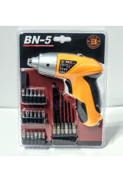 BN-5 Bn5 Turbo Şarjlı Matkap Vidalama 4.8 V 24 Parça Uç Hediyeli BN-5 Bn5 Turbo Şarjlı Matkap Vidalama 4.8 V 24 Parça Uç Hediyeli