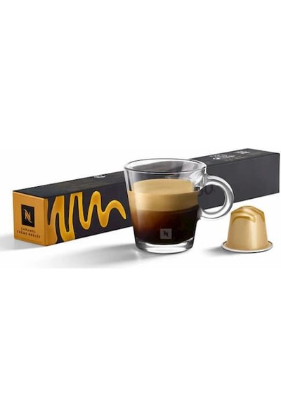 Nespresso Barista Creations Caramel Creme Brulee 10 Kapsül