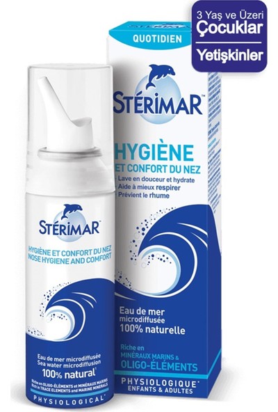 Sterimar Deniz Suyu Burun Spreyi 100 ml Sterimar Deniz Suyu Burun Spreyi 100 ml