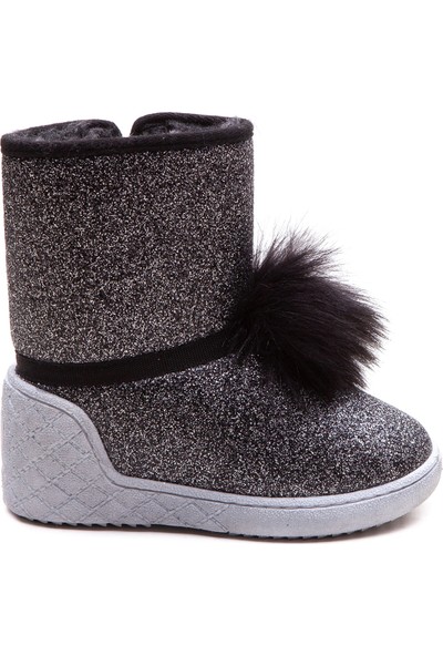 Minipicco Kız Çocuk Siyah Çizme