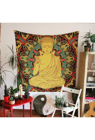 Wander Tapestry Buddha Mandala Duvar Örtüsü