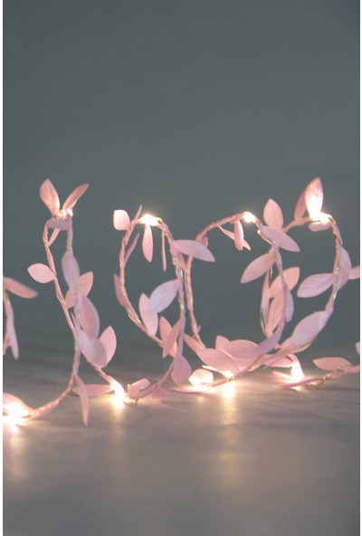 Magicledcorner Pembe Yaprak LED Işık Zinciri Magicledcorner Pembe Yaprak LED Işık Zinciri