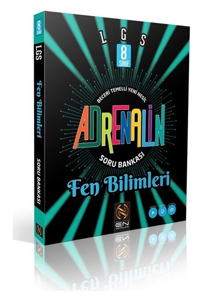 En Yayınları 8.Sınıf Adrenalin Fen Bil. Soru Bank.