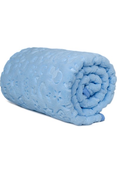Miabella Home Soft 100X110 Embos Peluş Bebek Battaniyesi Miabella Home Soft 100X110 Embos Peluş Bebek Battaniyesi