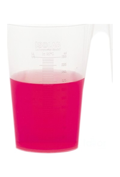 Isolab Kulplu Beher P P Kısa Form Kabartma Baskılı 250 ml Isolab Kulplu Beher P P Kısa Form Kabartma Baskılı 250 ml