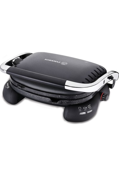 Korkmaz Castron Tost Makinesi - Siyah