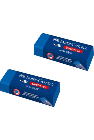 Faber-Castell Sınav Silgisi Büyük Boy 2'li Faber-Castell Sınav Silgisi Büyük Boy 2'li