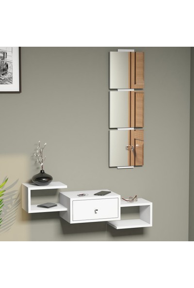 Evim Dorado Modern Aynalı Dresuar Beyaz Evim Dorado Modern Aynalı Dresuar Beyaz