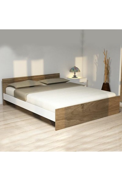 Evim Sude Çift Kişilik Karyola Beyaz Evim Sude Çift Kişilik Karyola Beyaz