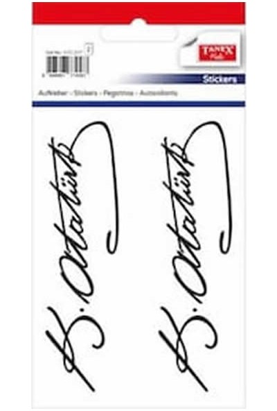 Tanex Stc-275 Ata İmza Etiketi 2'li