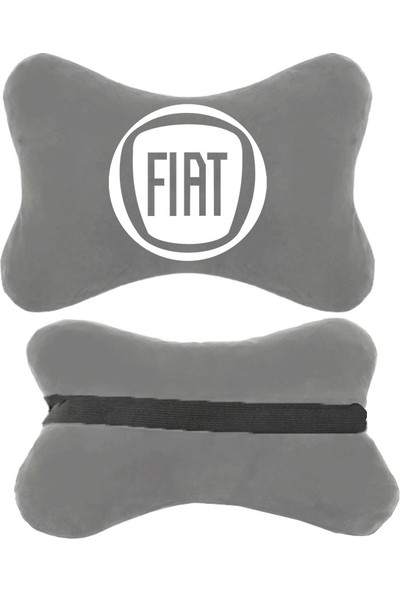 1Araba 1Ev Fiat Marea Oto Koltuk Boyun Yastığı Gri 2 Adet