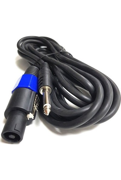 Electroon 6,3 Mm Mono Spekon Jaklı Kablo 5 Metre Electroon 6,3 Mm Mono Spekon Jaklı Kablo 5 Metre