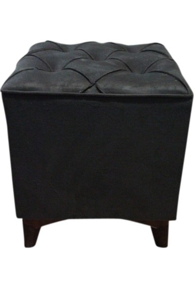 Baltacı Mobilya Kare Küp Puf Tabure Oturak Kapitoneli