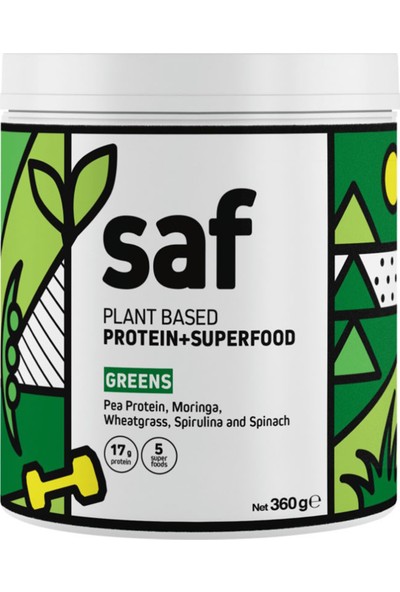 Saf Nutrition Protein Superfood Mix Greens 360 gr Saf Nutrition Protein Superfood Mix Greens 360 gr