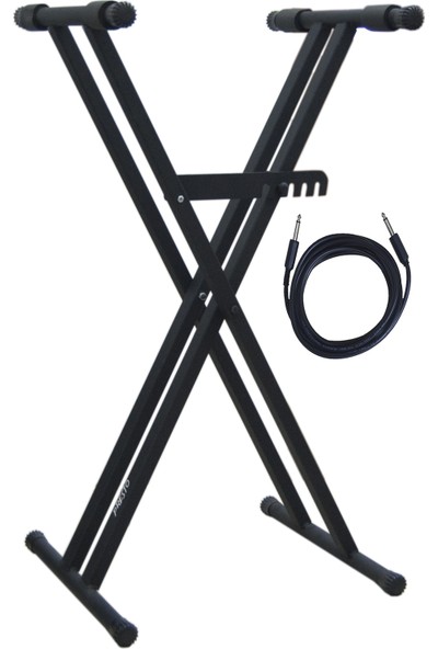 Presto Old/dbl Klavye Org Sehpası / Standı + 3 Metre Jak Kablosu