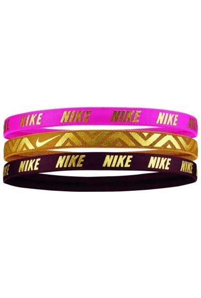 Nike N.000.2504.984.OS Printed Metallic Headbands 3pk Unisex Saç Band Nike N.000.2504.984.OS Printed Metallic Headbands 3pk Unisex Saç Band