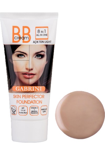 Gabrini Bb Cream Foundation Light/açık & Krem Fondöten Gabrini Bb Cream Foundation Light/açık & Krem Fondöten