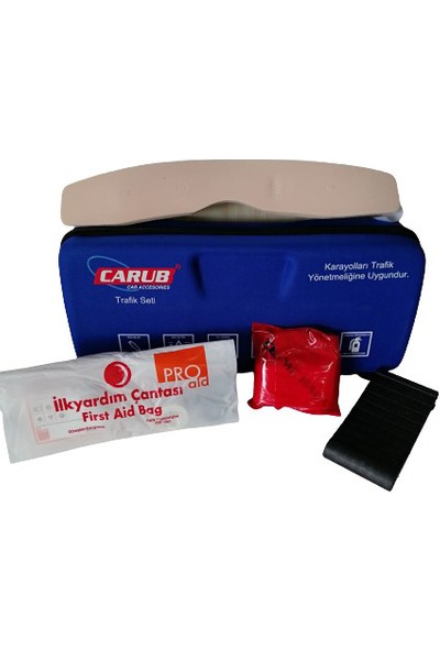 Carub Lüx Trafik Seti Çantalı Belgeli Trafik Yönetmeliğine Uygun