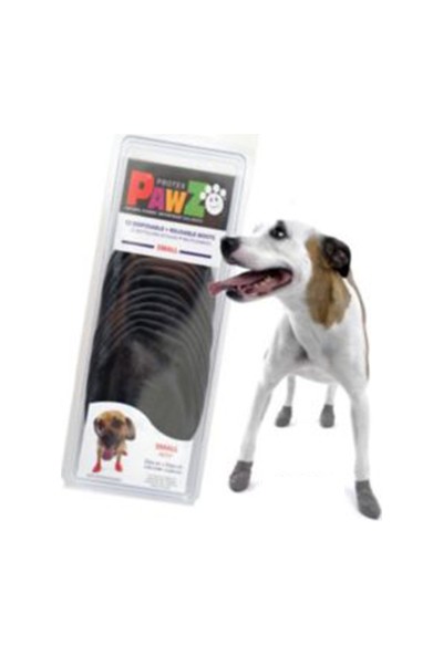Pawz Siyah Köpek Galoşu Medium 12'Li