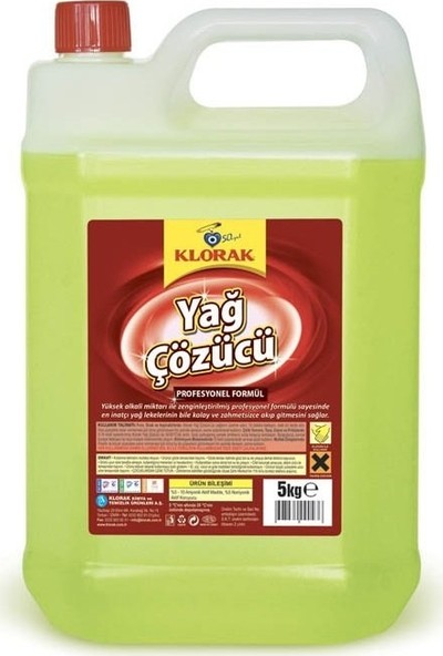Klorak Yağ Çözücü 4 kg