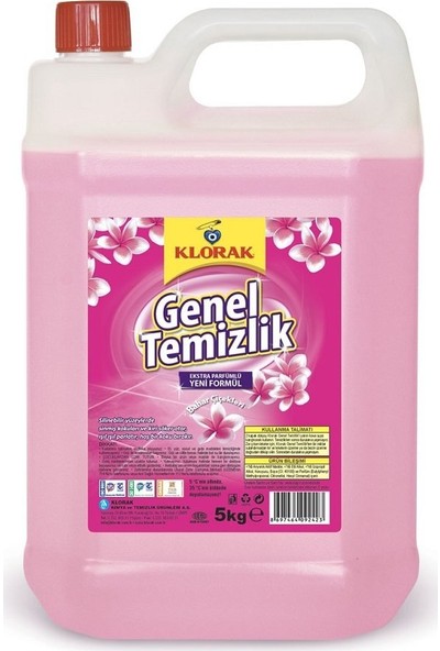 Klorak Hijyenik Yüzey Temizleyici Bahar Kokulu 4 kg