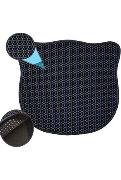 Bio Cat's Elekli Kedi Tuvalet Önü Paspası Gri 50X40CM