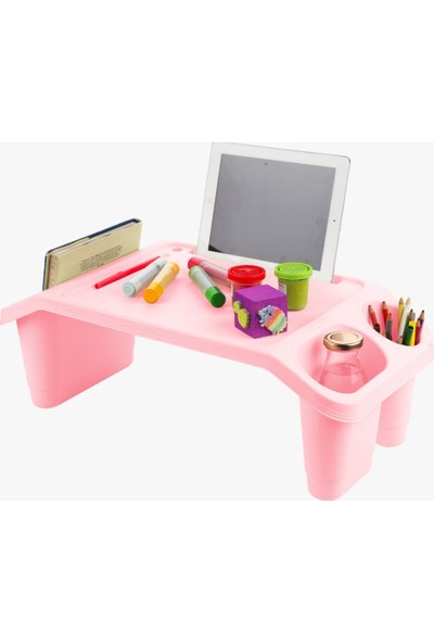 Happyspring Öğrenci Çocuk Ders Çalışma Masası Kahvaltı Laptop Sehpası Hobi Sehpası