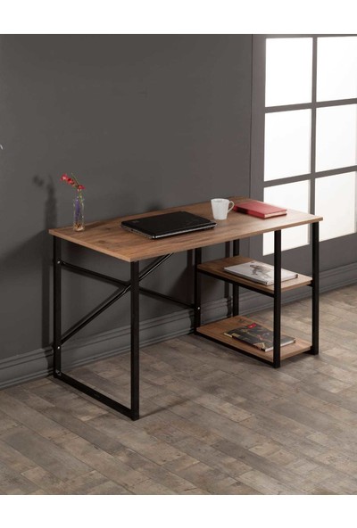 BLT EV GERECLERİ Blt Metal Çalışma Masası Ofis Bilgisayar Laptop Masası Raflı BLT EV GERECLERİ Blt Metal Çalışma Masası Ofis Bilgisayar Laptop Masası Raflı