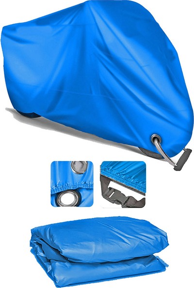 Coverplus Yamaha Nmax 155 Motosiklet Brandası Motor Branda - Mavi Coverplus Yamaha Nmax 155 Motosiklet Brandası Motor Branda - Mavi