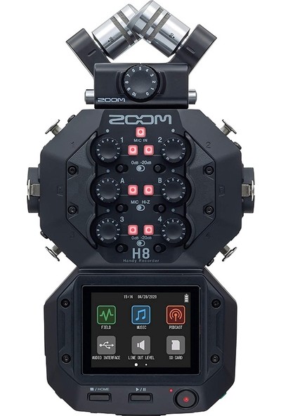 Zoom H8 Ses Kayıt Cihazı (Siyah)