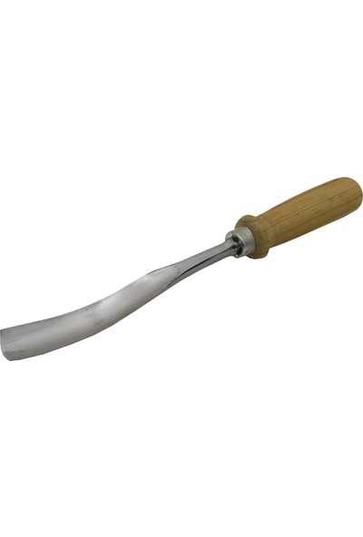 Yıldırım Ahşap Oyma Aparatı 27CM Kuksa Iskarpile Profesyonel Ahşap Oyma Aparatı Etli Çelik Eğri Tip Yıldırım Ahşap Oyma Aparatı 27CM Kuksa Iskarpile Profesyonel Ahşap Oyma Aparatı Etli Çelik Eğri Tip