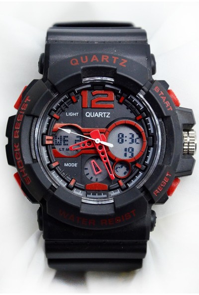 Quamer Silikon Erkek Kol Saati Spor Kasa