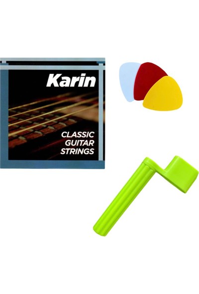 Tel Burgusu ve Karin Klasik Gitar Teli + 3 Pena