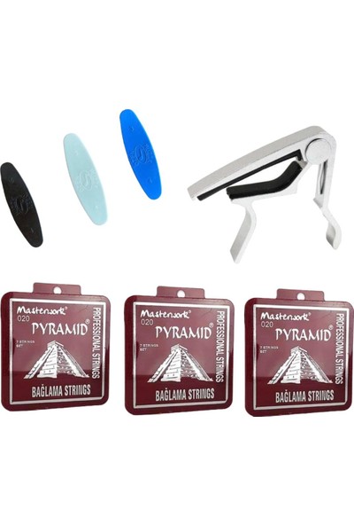 Masterwork Pyramid Uzun Sap Bağlama Tel Seti