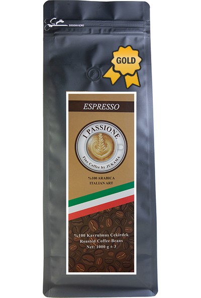 Jukama Espresso Gold - Çekirdek 1000 gr Jukama Espresso Gold - Çekirdek 1000 gr