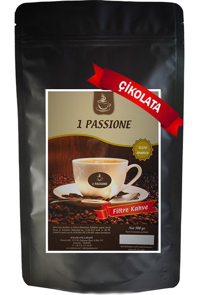 Jukama Çikolat Aromalı Filtre Kahve - 1000 gr