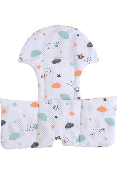 Safemom Müslin Mama Sandalyesi Minderi Kuşlar Safemom Müslin Mama Sandalyesi Minderi Kuşlar