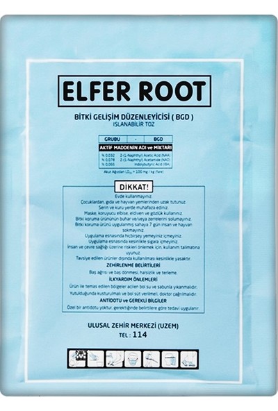 Genta Köklendirici Hormon Indol Butirik Asit 50 gr Elfer Root Genta Köklendirici Hormon Indol Butirik Asit 50 gr Elfer Root