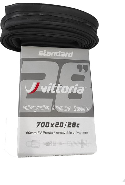 Vittoria 700x20/28C İnce Sibop 60mm İç Lastik