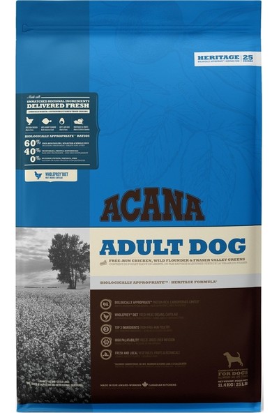 Acana Heritage Adult Yetişkin Köpek Maması 11,4 kg