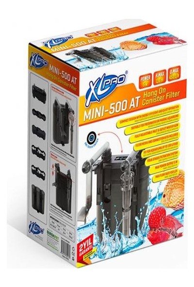 XL Pro Xlpro 500AT Mini Dış Filtre 450L/S XL Pro Xlpro 500AT Mini Dış Filtre 450L/S