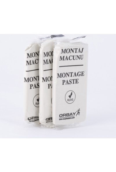 Orbay Klima Montaj Macunu Orbay 1 ADET=200 Gram 3 Adet Fiyatıdır