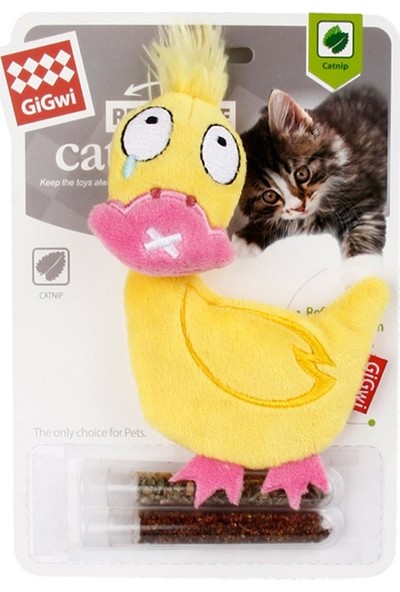 GiGwi 7455 Catnipli Peluş Kedi Oyuncağı GiGwi 7455 Catnipli Peluş Kedi Oyuncağı
